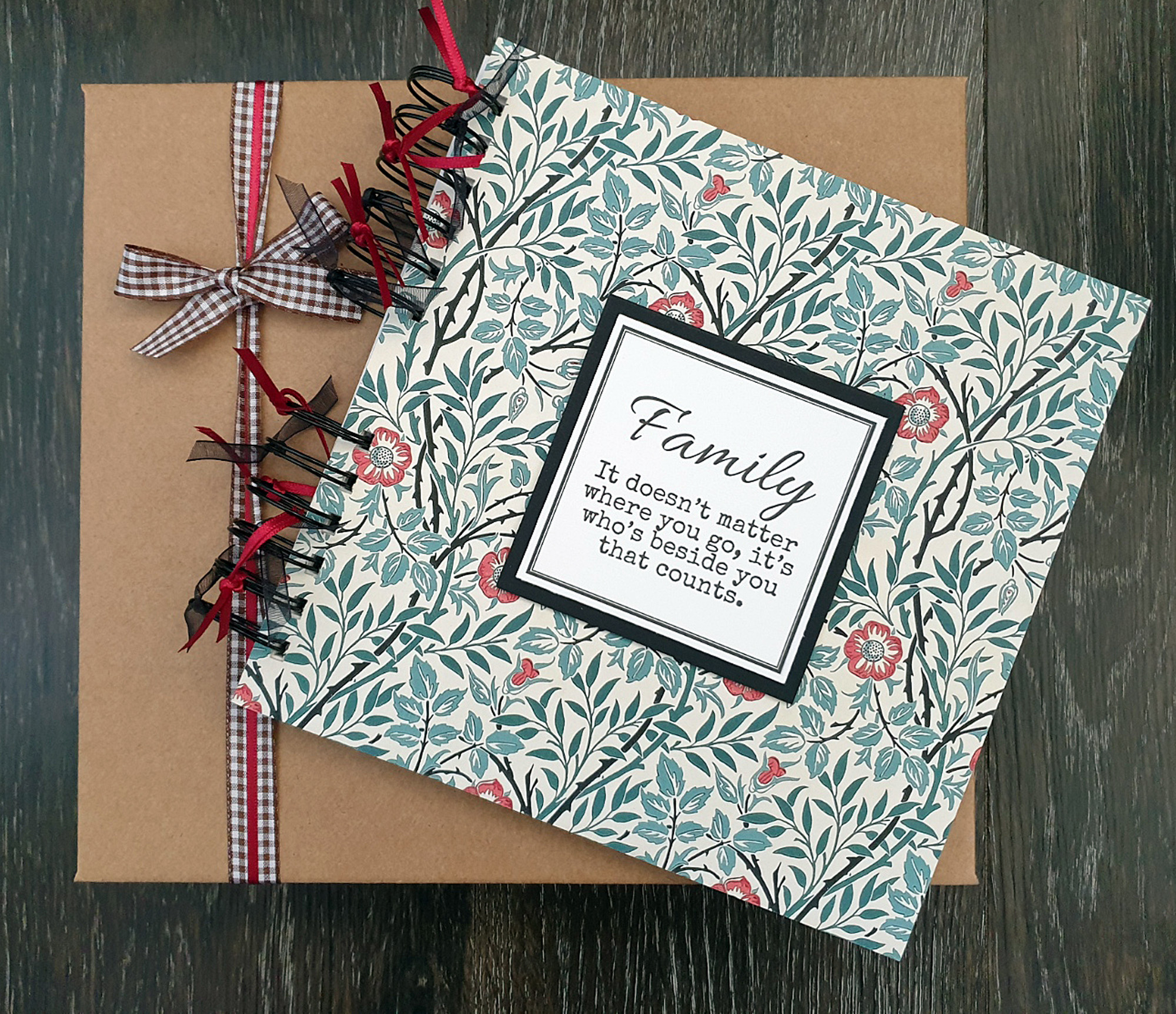 Family memory book, William Morris Design - Keep It In A Frame 2021